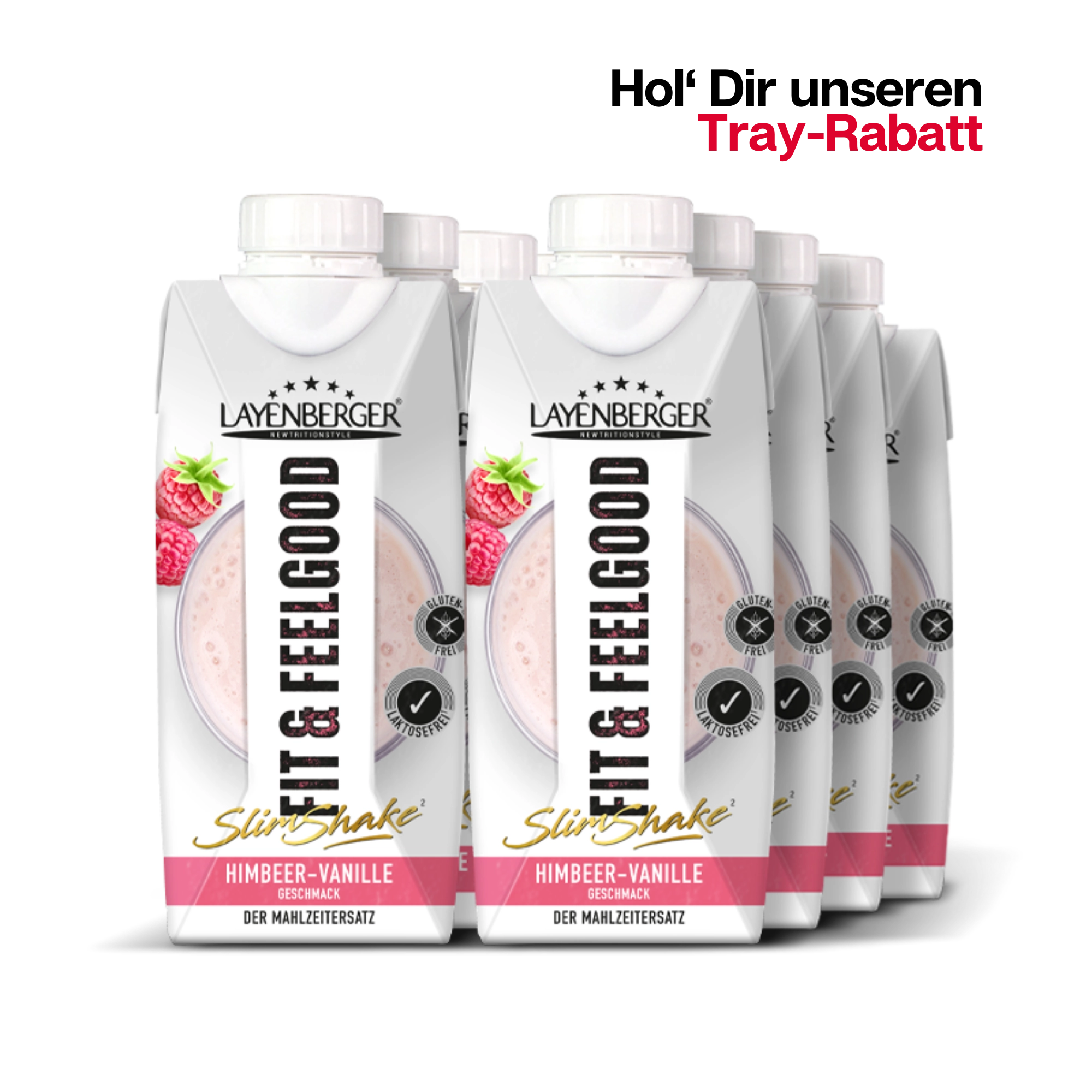 Buy Slim Shake Ready-to-Use Raspberry-Vanilla in a box of 8 ...