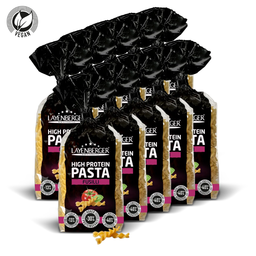 HIGH PROTEIN PASTA Fusilli box of 10 – LAYENBERGER Nutrition Group GmbH